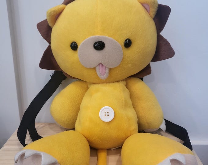 Bleach Kon Plush Lion Backpack Super Rare Anime Manga Collectable - Etsy