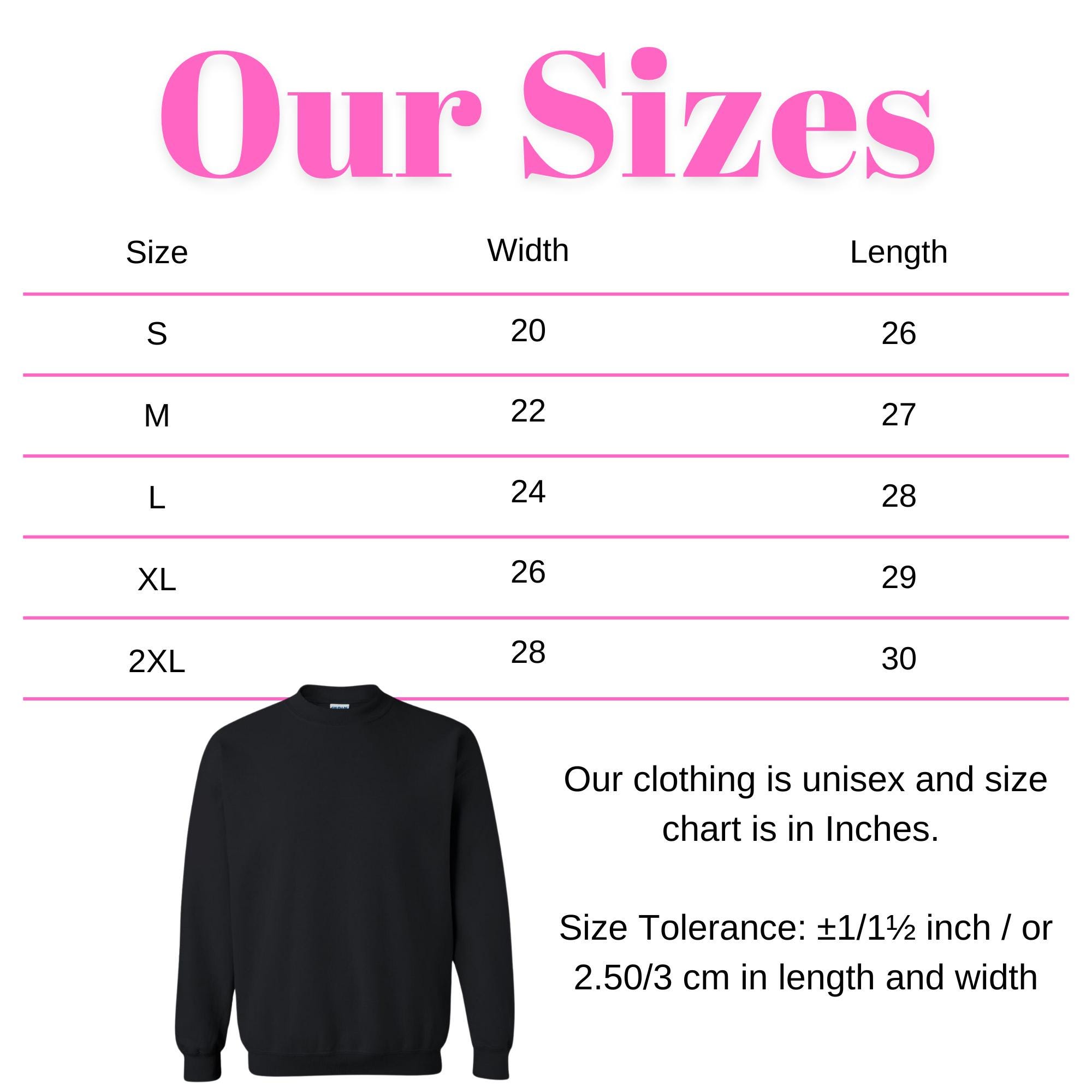 Custom Embroidered Text Sweatshirt | Personalized Unisex Crewneck - Etsy