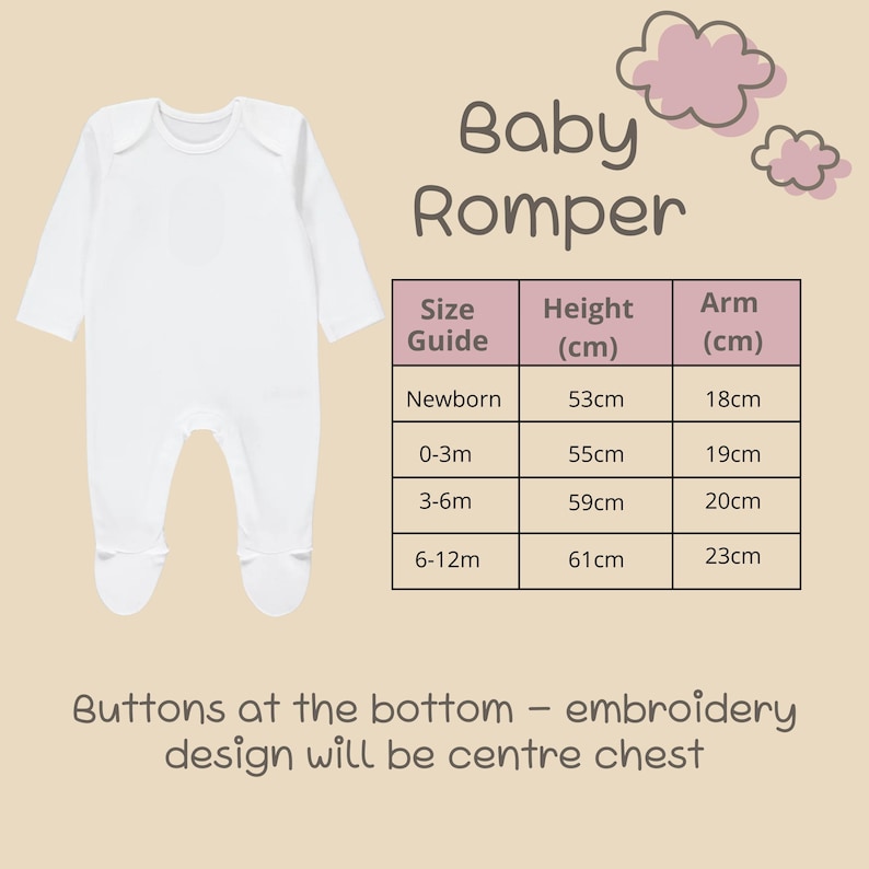 My First Christmas Baby Grow - Personalised Baby Sleepsuit - First ...