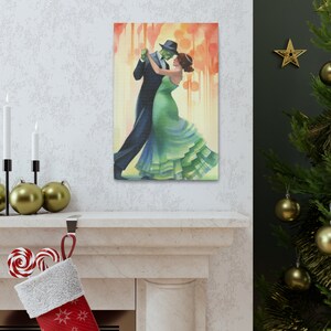 Mysterious Dancer at the Speakeasy 1920s Art Deco Dancers Canvas Gallery Wraps - Etsy