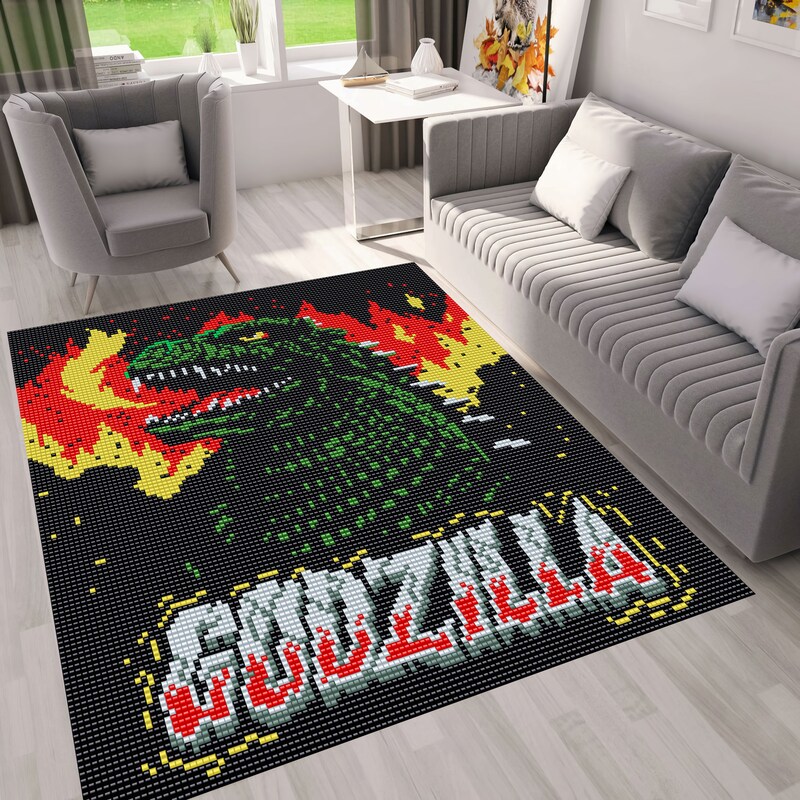 Godzilla Pattern - Etsy