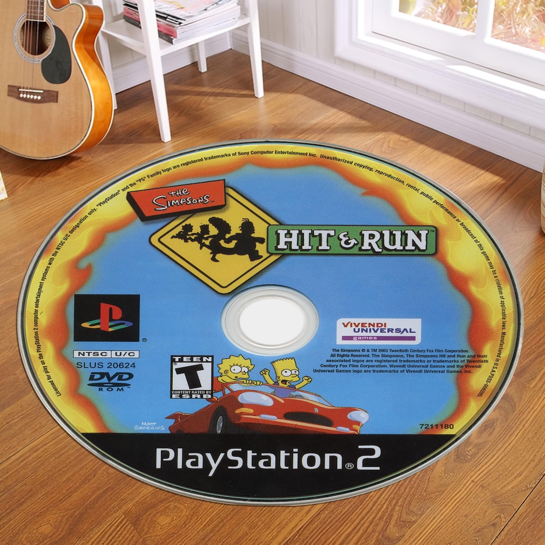 Gaming Room Rug: Hit & Run DVD Cover Art Carpet - Etsy