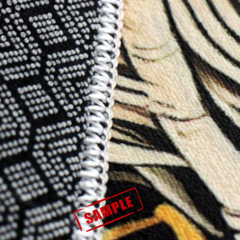 Godzilla Pixel Rug, Square Grid Pattern Rug, Pixel-art Rug, Retro ...