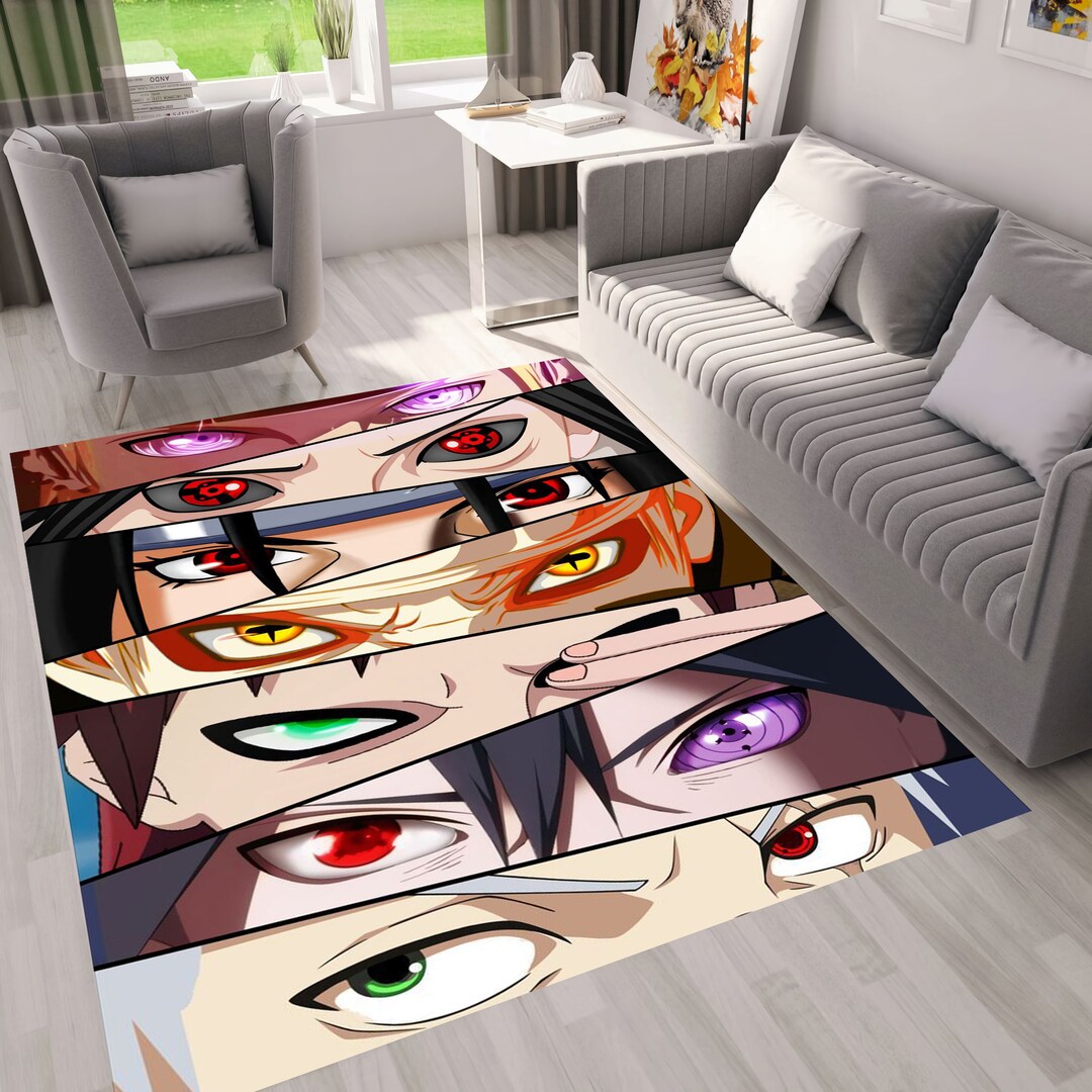 Anime, Manga Rug, Anime Area Rug, Japanese Animation Inspired Floor Mat ...