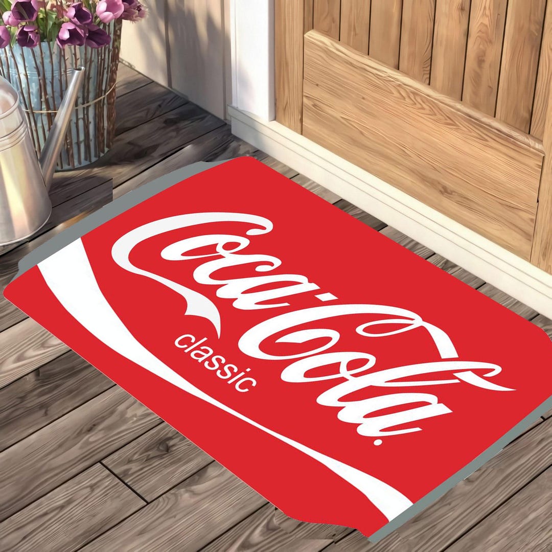 Coca Cola Mat, Soft Drink Box, Coca Cola Shaped Mat, Doormat, Indoor ...
