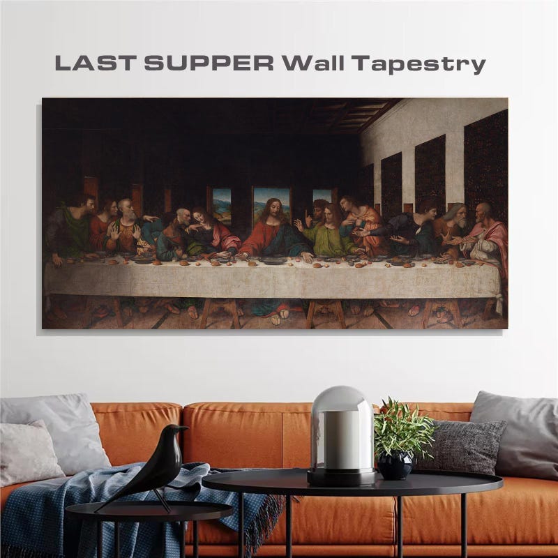 Last Supper Tapestry - Etsy
