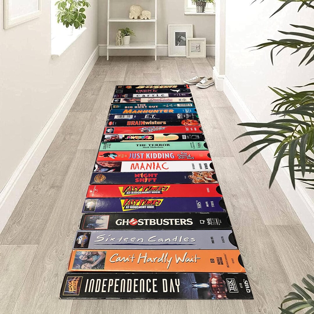 VHS Rug, Retro Movies, Old Vhs Cases, Vhs Covers, Vhs Carpet, Living ...