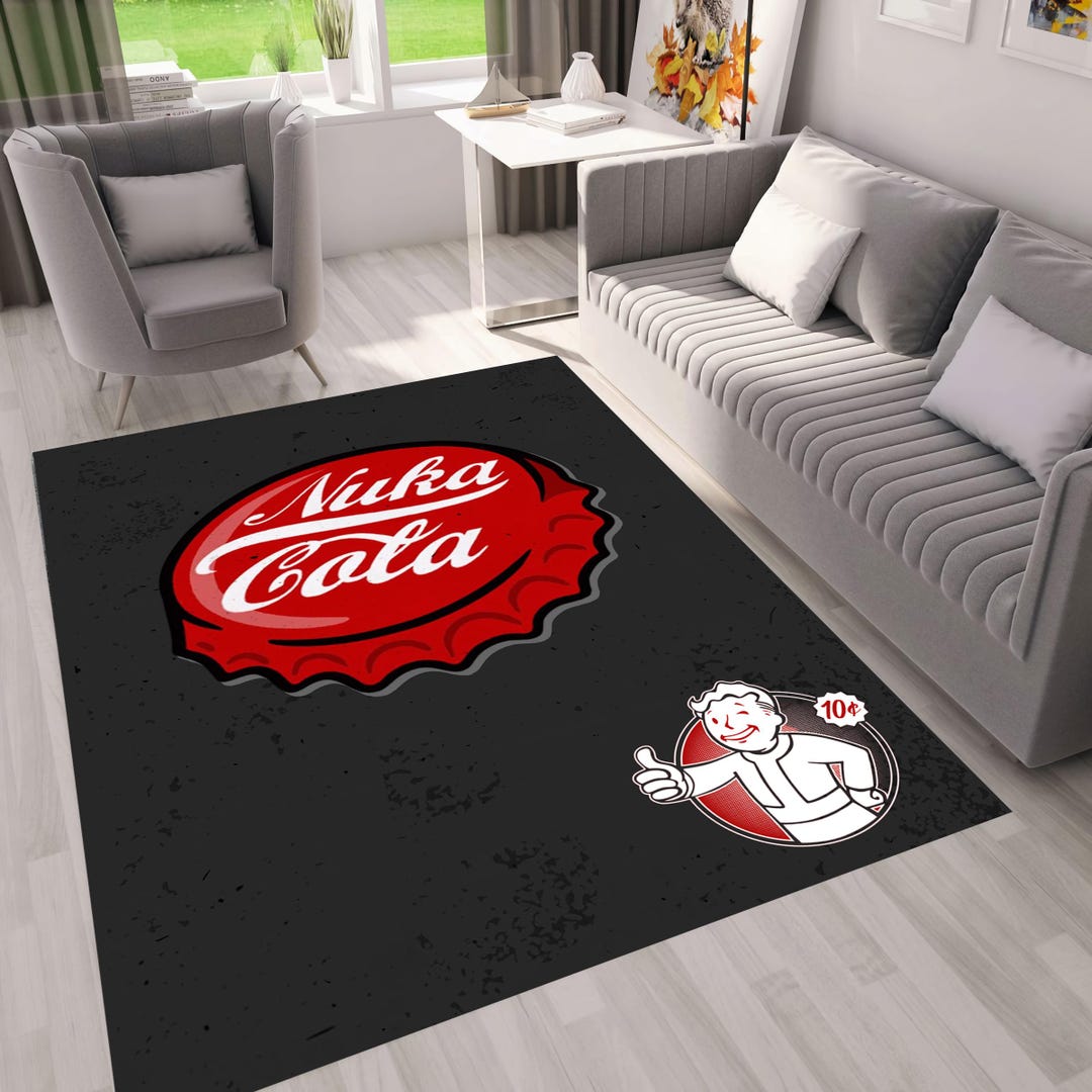 Nuka Cola, Nuka Cola Rug, Coke Rug,nuclear Apocalypse, Test Room for PC ...