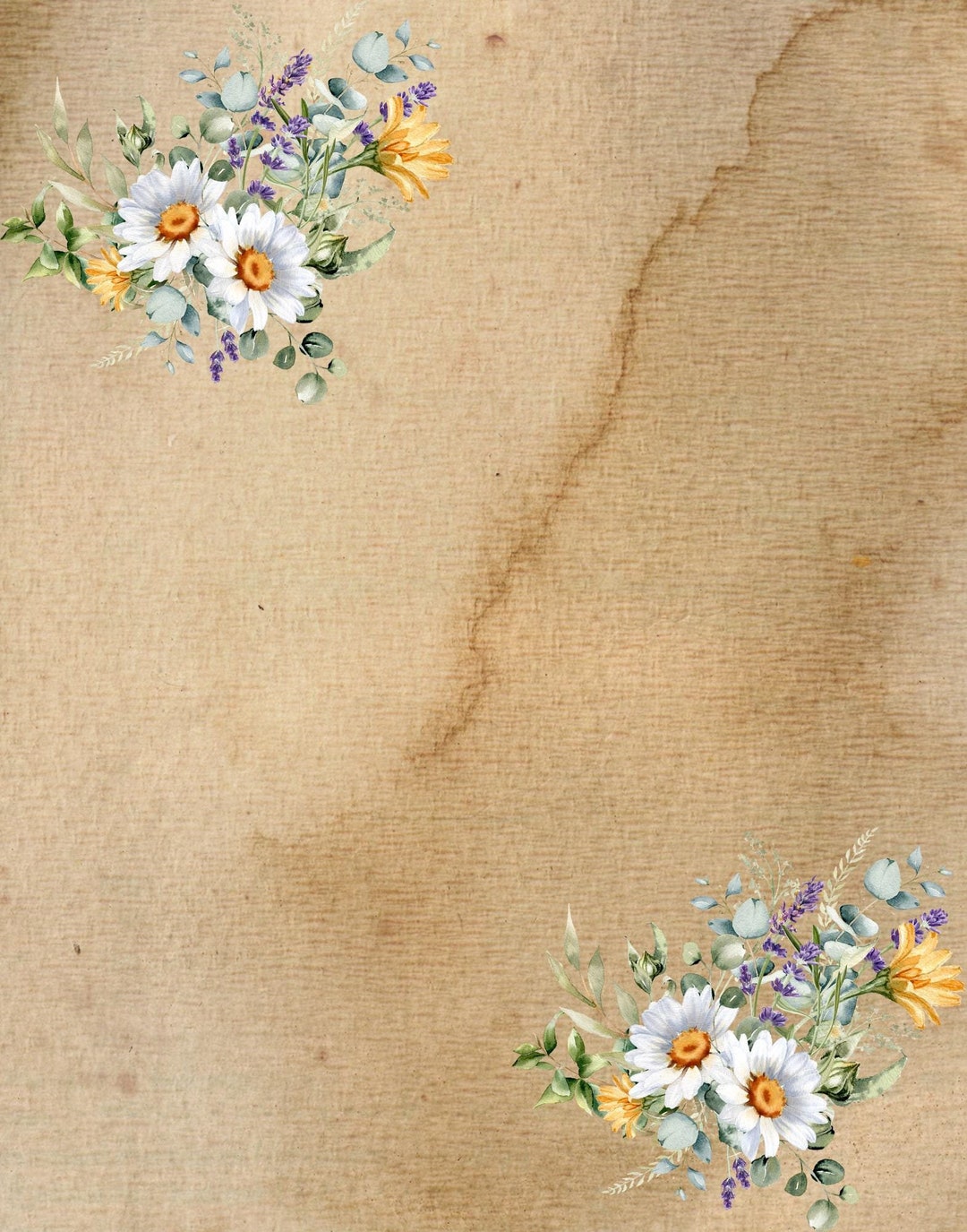 Rustic Writing Paper, Scrapbooking Paper, Digital Download - Etsy