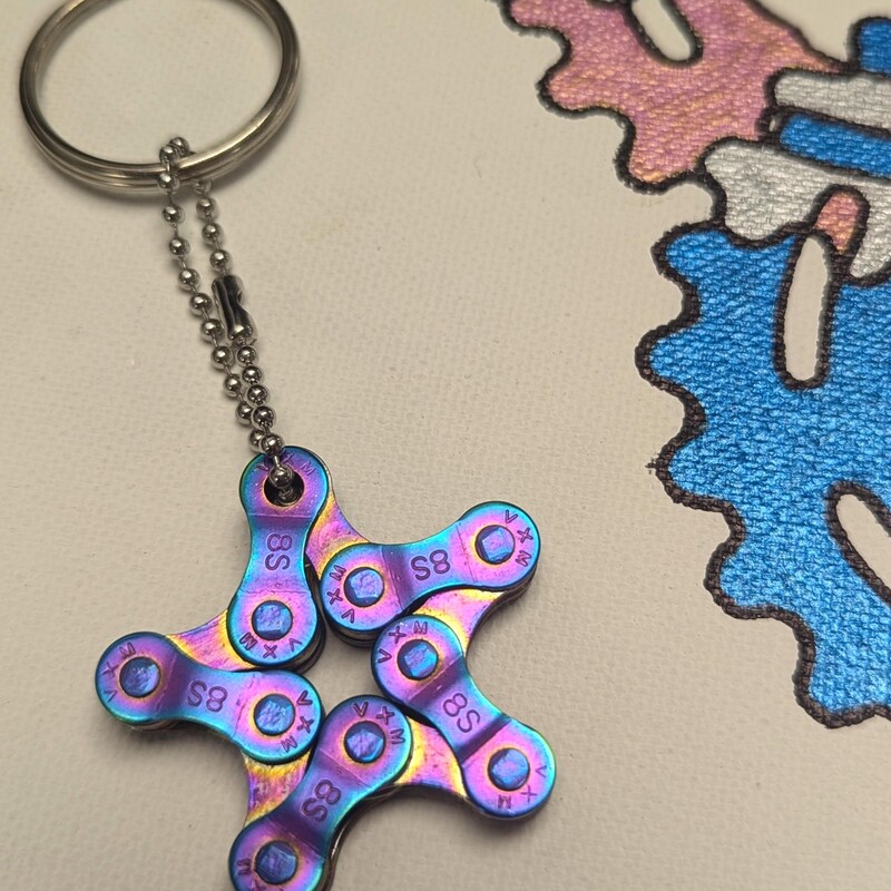 Star Keychain - Etsy