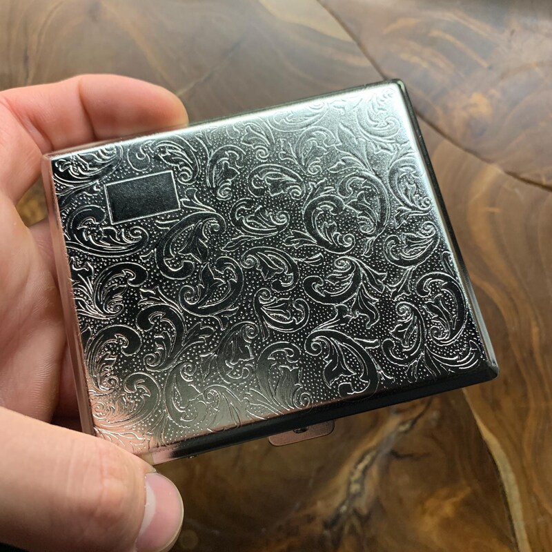 Metal Cigarette Case - Etsy