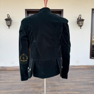 Men's Dark Green Scottish Regulation Kilt Jacket Custom Made Highland ...