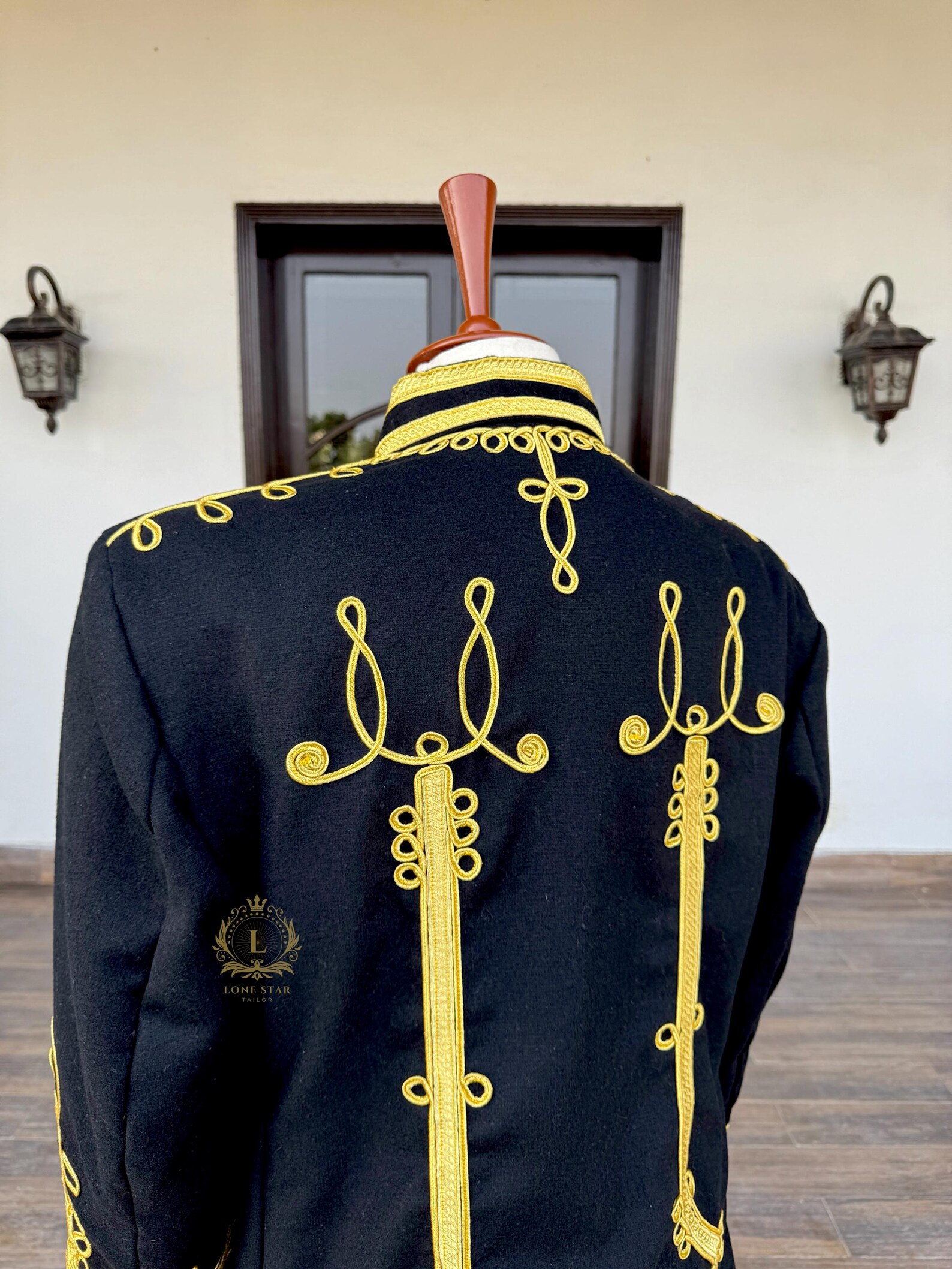 Men's Scottish Military Wool Jacket – Vintage Napoleonic Style Uniform ...