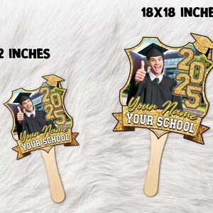 Custom Face on a Stick, Graduation Big Head Cutout, Fat Head Sticks ...