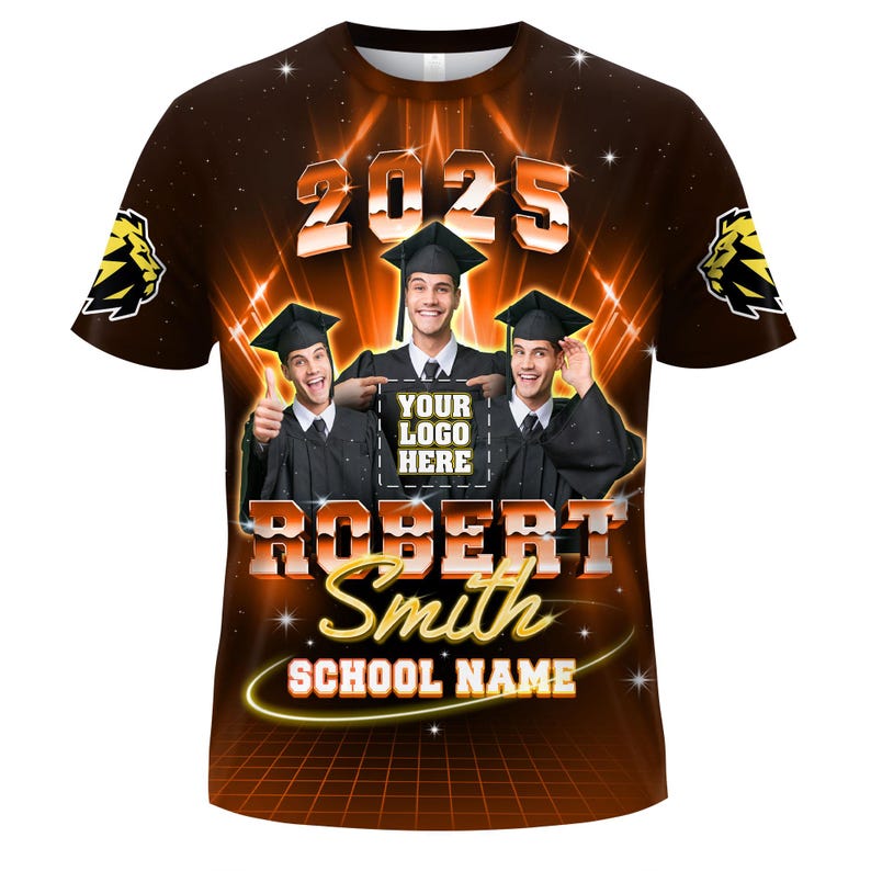 Custom Graduation Shirts 2026, Personalized All Over Print Shirt With ...