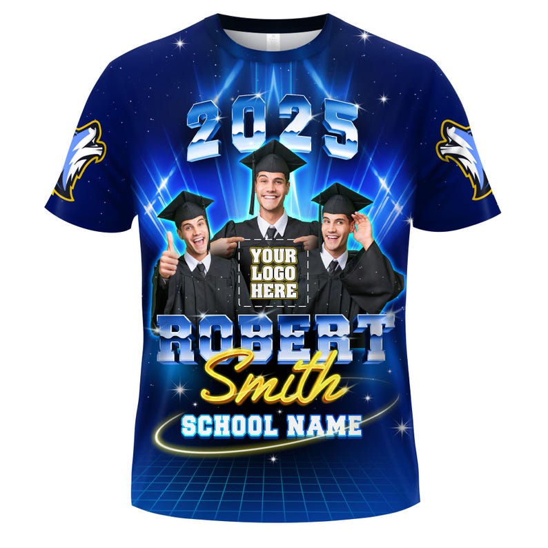 Custom Graduation Shirts 2026, Personalized All Over Print Shirt With ...