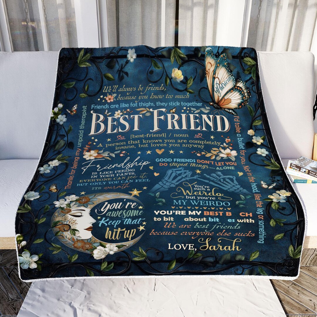 Personalized to My Best Friend Blanket, Best Friends Blanket ...