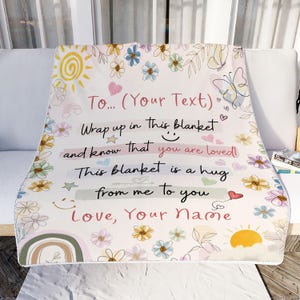 Personalized Get Well Soon Blanket, Custom Get Well Soon Blanket, Get ...