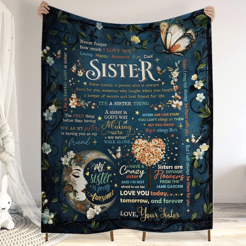 Blanket With Sister - Etsy UK