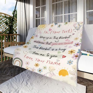 Personalized Get Well Soon Blanket, Custom Get Well Soon Blanket, Get ...