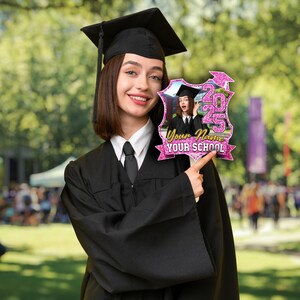 Custom Face on a Stick, Graduation Big Head Cutout, Fat Head Sticks ...