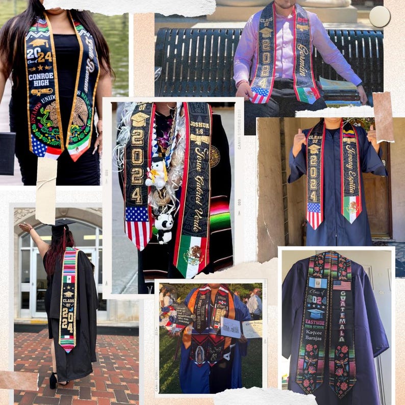 Personalized Haitians American Flag Graduation Sash 2026, Haiti ...