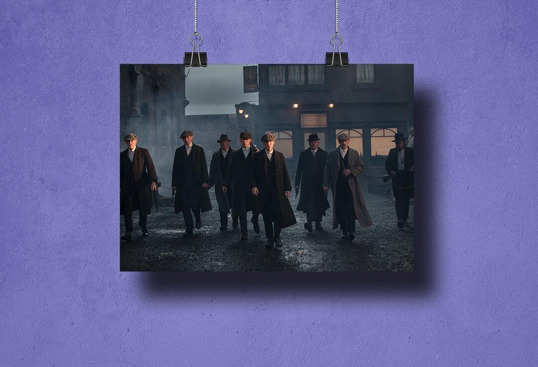 Peaky Blinders Wall Decor, Peaky Blinder Canvas/poster, Movie Wall ...