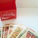 Coca Cola Recipe Box With Recipes 6 Sets of Recipe Cards 4 - Etsy