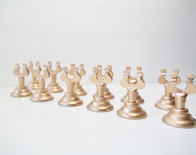 Gold Table Number Holder Wedding Place Card Holder STYLE A Set of 18 ...