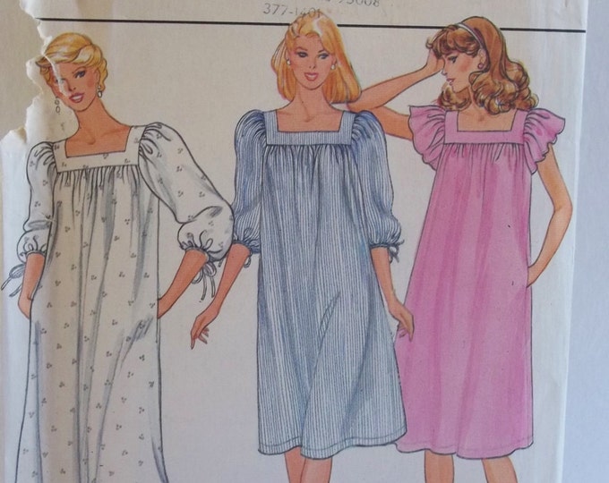 Butterick 5504 Unisex Sewing Pattern Sleep Gown, Top, Shorts, Pants ...