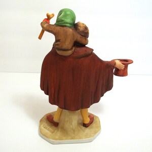 Norman Rockwell tiny Tim Figurine 1974 Hand Painted & Hand Crafted Bob ...