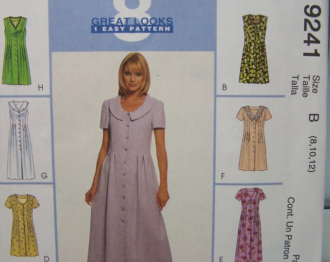 Mccall's 9241 Women's Dress Pattern Easy to Sew Dress With 8 Variations ...