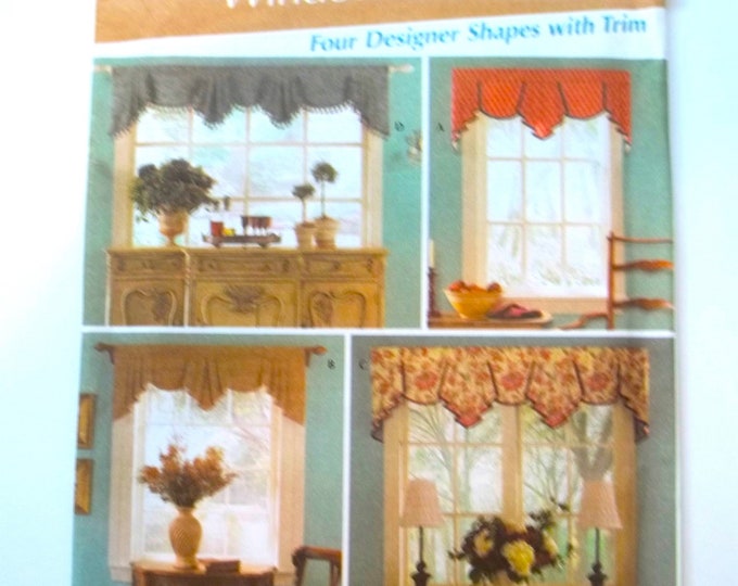 Easy Window Elements Sewing Pattern Simplicity 4656 Home - Etsy