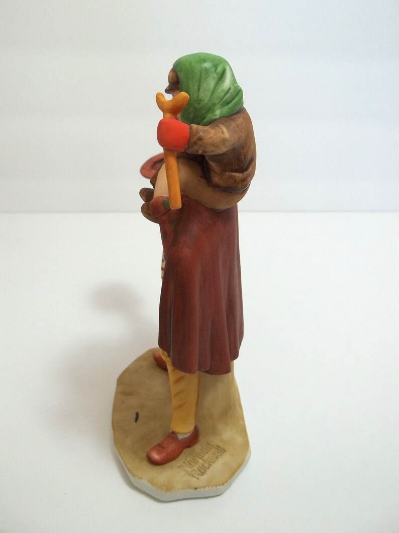 Norman Rockwell tiny Tim Figurine 1974 Hand - Etsy