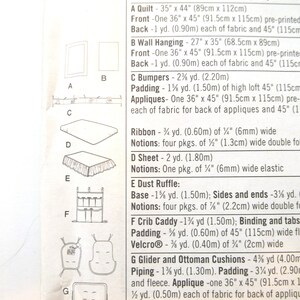 Nursery Accessories Sewing Pattern Simplicity 4576 Crib Caddy - Etsy