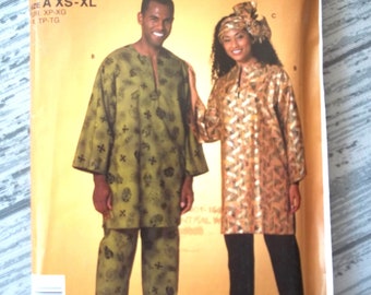 African Tunic Pattern - Etsy