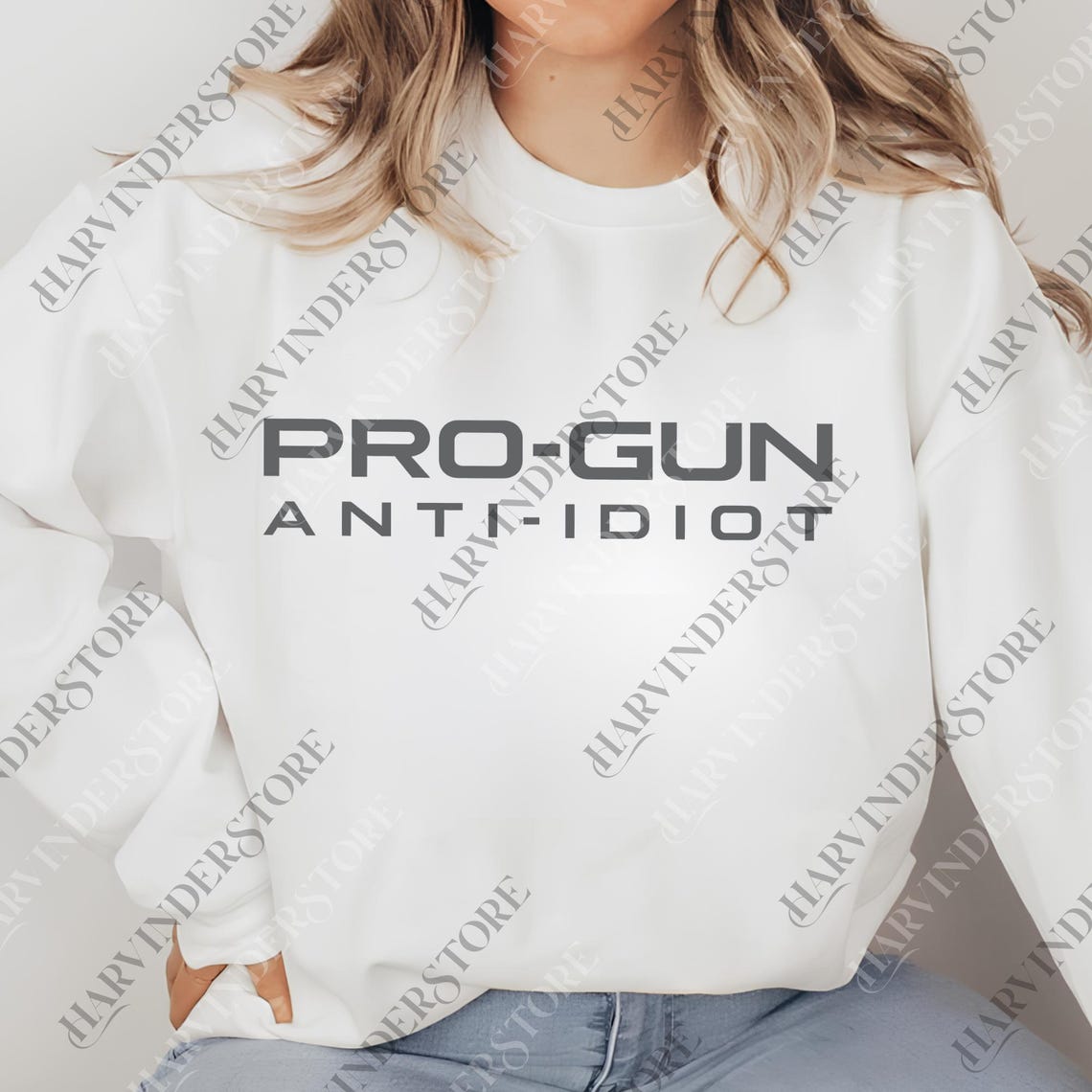 Pro Gun Anti Idiot Graphic Png, Bold Statement Second Amendment Graphic ...
