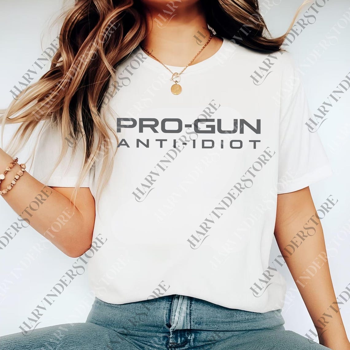 Pro Gun Anti Idiot Graphic Png, Bold Statement Second Amendment Graphic ...