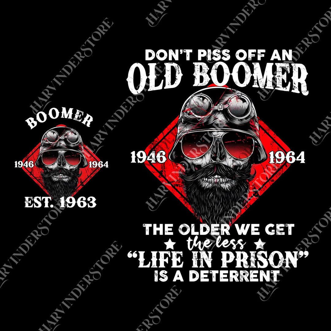 Custom Year Baby Boomer Generation Png, Boomer Png, Baby Boomer Digital ...