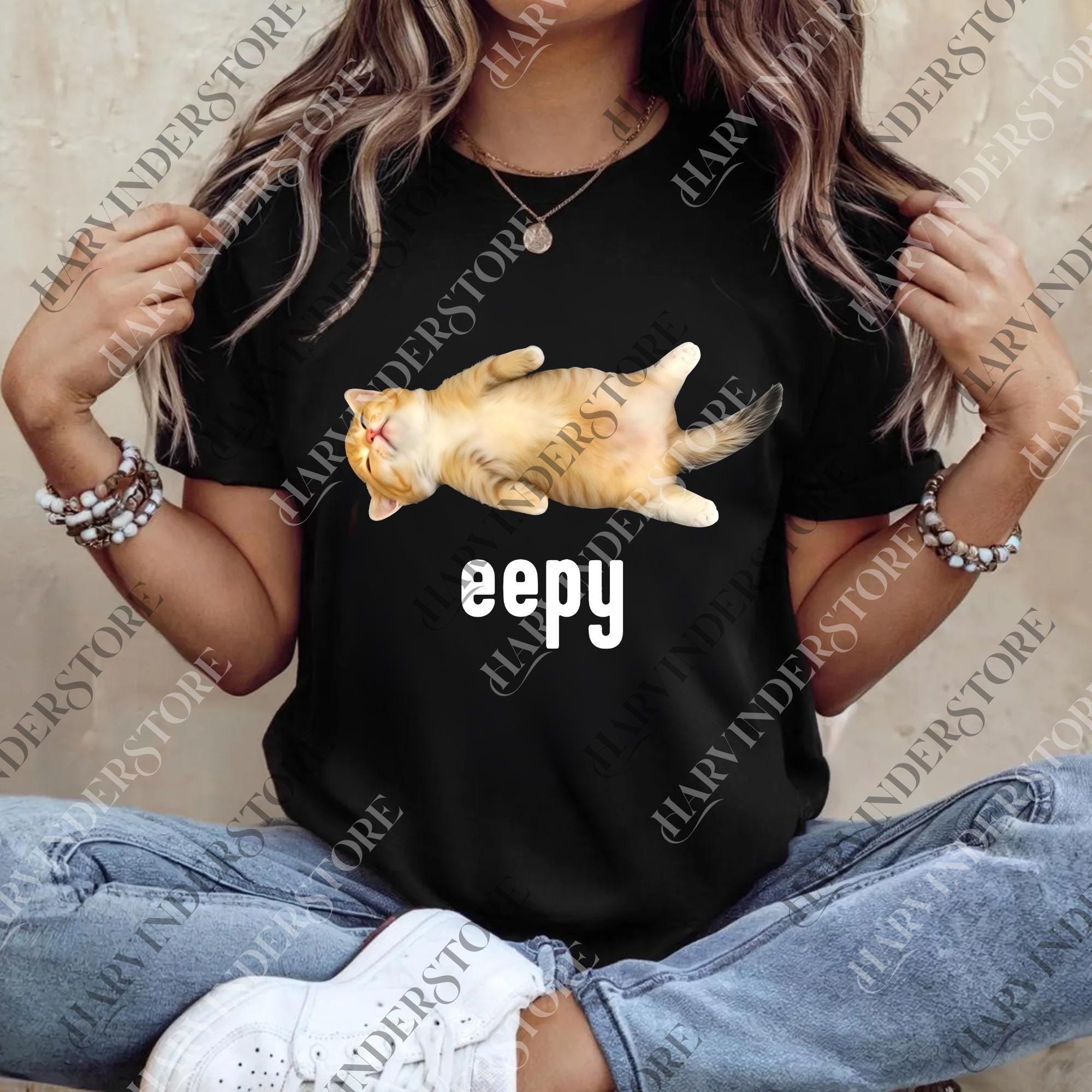 Eppy Cat Meme Png, Funny Cat Png, Gen Z Joke Digital, Stupid Brainrot ...