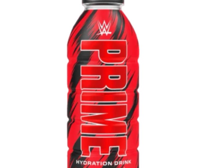 Prime WWE Special Limited Edition Meta Moon Red & Black Bottle - Etsy