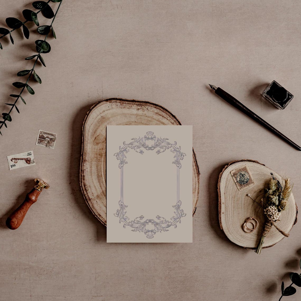 Wedding Crest Frame PNG | Beautiful Wedding Frame for Invitations ...