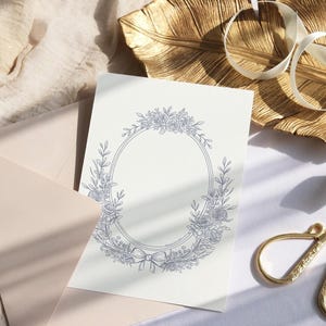Wedding Crest Frame PNG | Beautiful Wedding Frame for Invitations ...