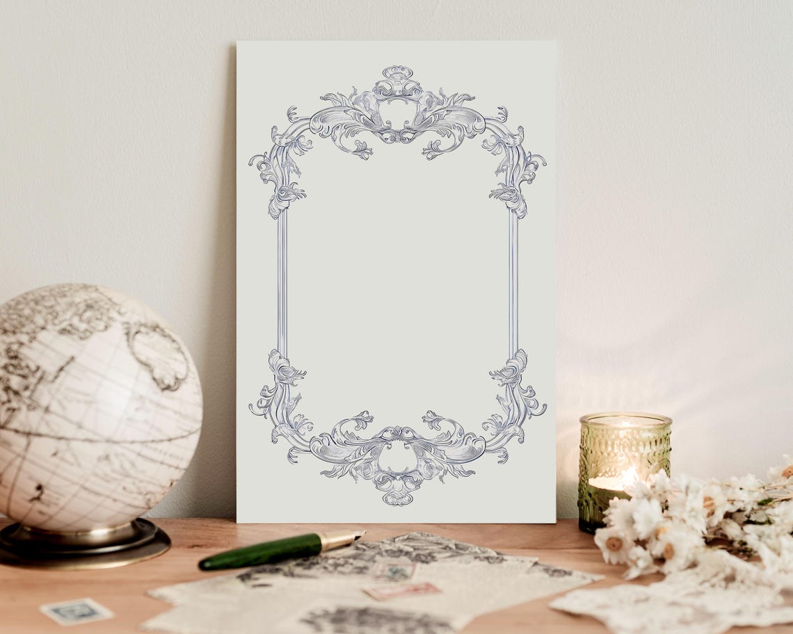 Wedding Crest Frame PNG | Beautiful Wedding Frame for Invitations ...
