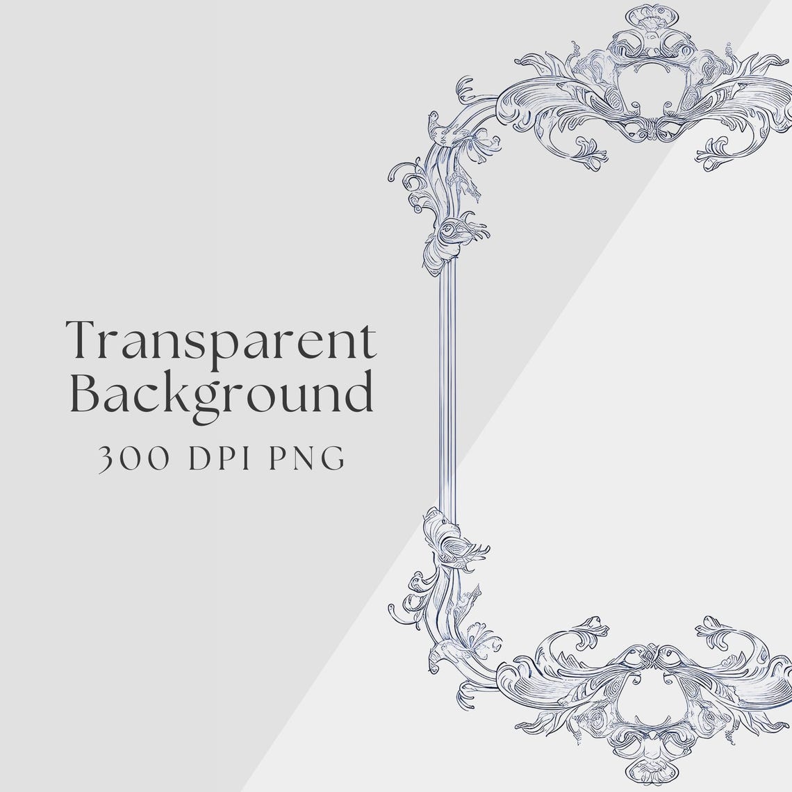Wedding Crest Frame PNG | Beautiful Wedding Frame for Invitations ...