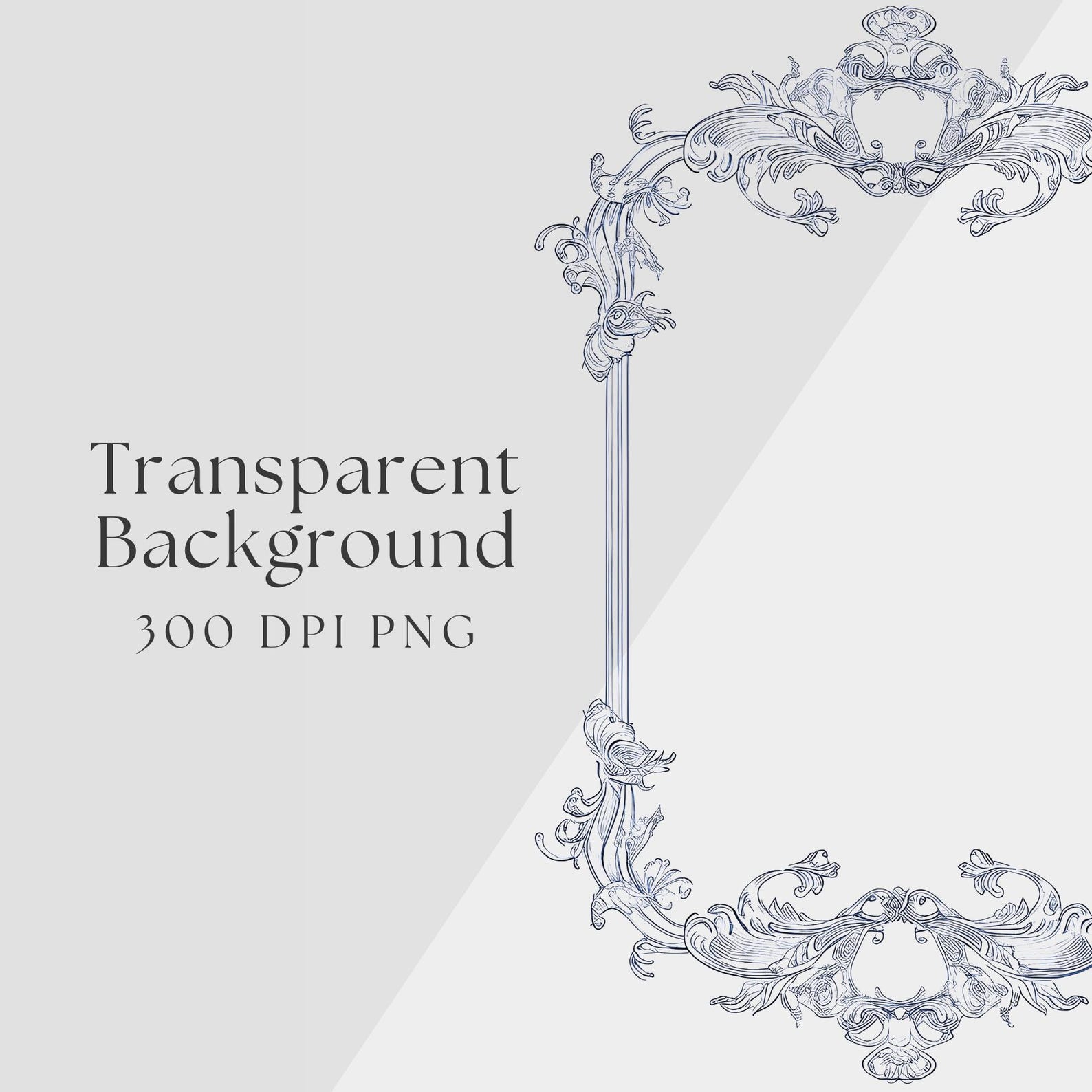 Wedding Crest Frame PNG | Beautiful Wedding Frame for Invitations ...