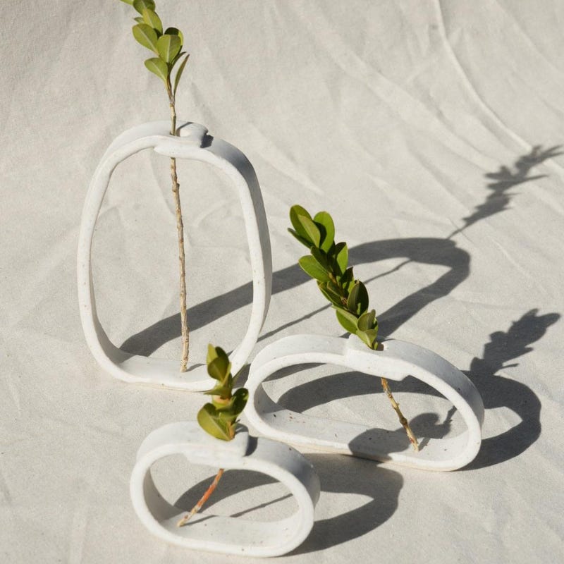 Minimalist Ceramic Vase - Etsy