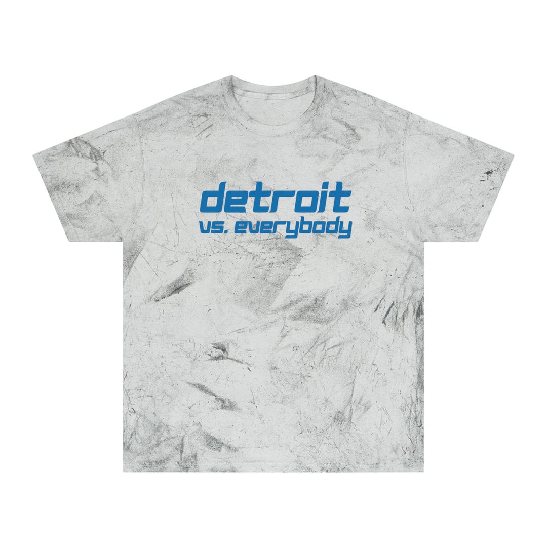 Detroit Vs. Everybody, Detroit Lions Tshirt (comfort Colors, Color ...