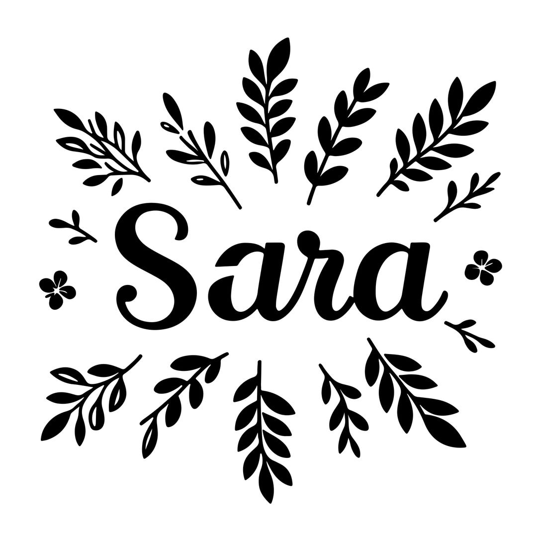 Sara Svg , Sara Baby Name Svg, Sara Wedding Name Svg - Etsy