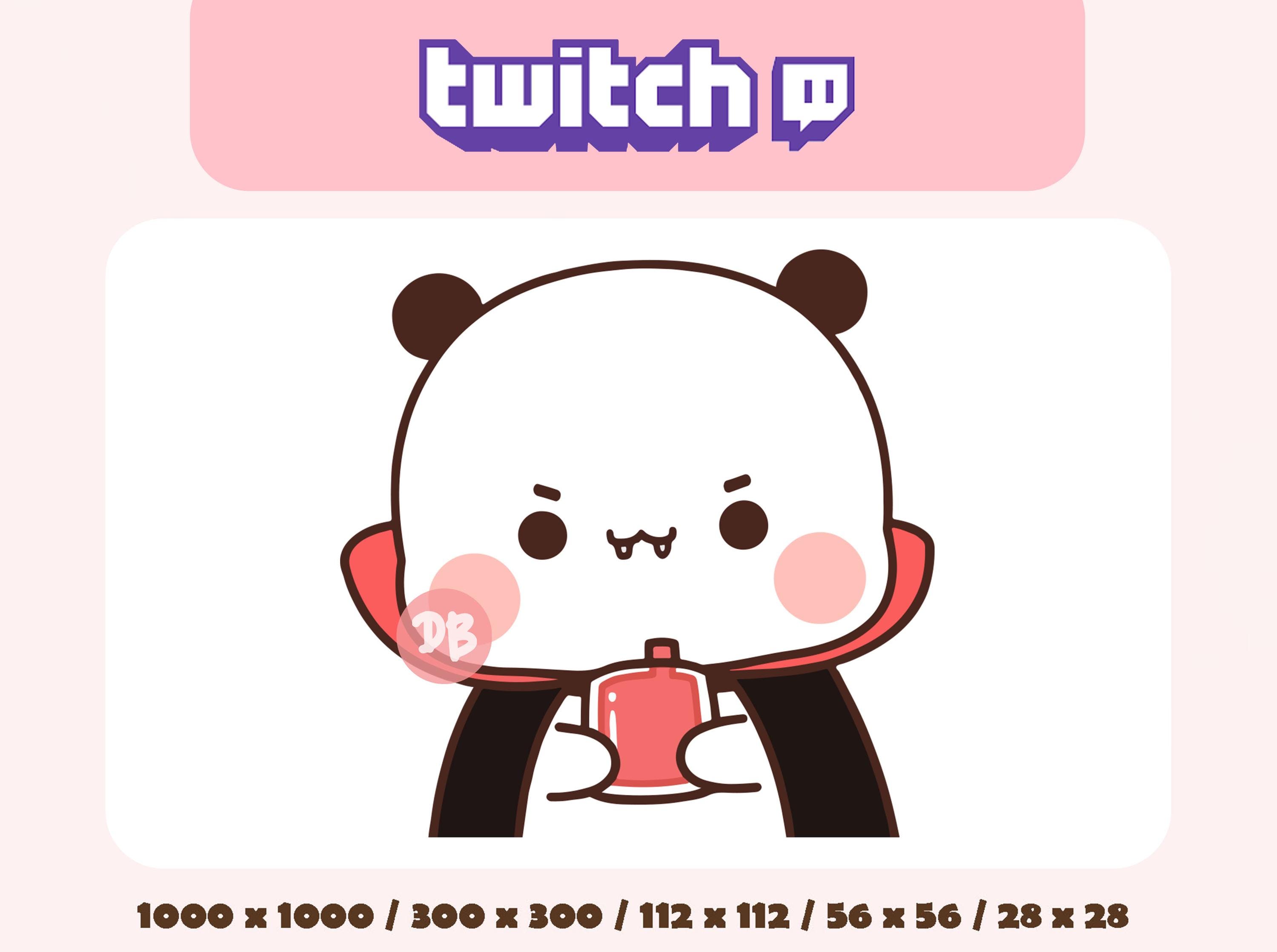 KAWAII BEAR EMOTES (6) | Twitch | Discord | Youtube | Streaming | Cute ...